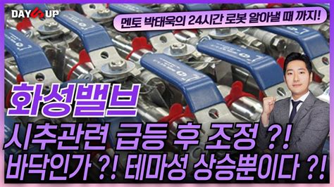 화성밸브 주가전망 시추관련 급등 후 조정 바닥인가 테마성 상승뿐이다 Youtube