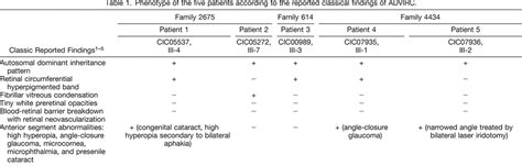 Autosomal Dominant Vitreoretinochoroidopathy When Molecular Retina