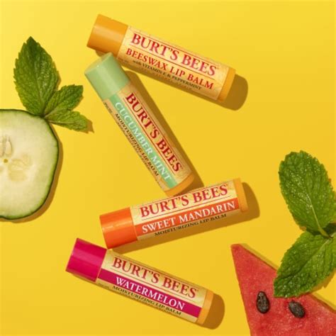 Burts Bees Flavored Moisturizing Lip Balm Pack 4 Ct King Soopers