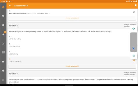 Solved Which Of The Following Sets Of Javascript Statements