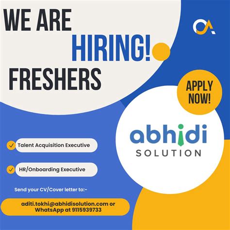Aditi Tokhi On Linkedin Joinourteam Applynow Freshershirirng