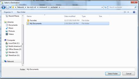 Manually Set Folder Redirection And Include In Library Win 7 Software Spiceworks Community