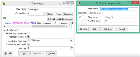 Postgresql How To Assign Csv Field Value To Sql Query Written Inside Table Input Step In