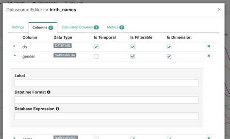 Add Description Field To The Datasource Editor · Issue 6926 · Apache