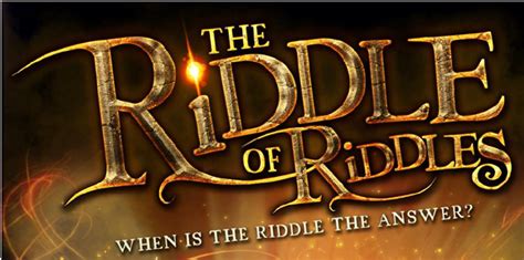 The Riddle Of The Sphinx Riddle Of Riddles