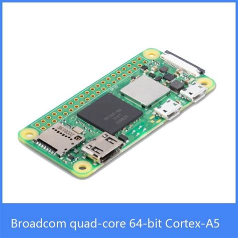 raspberry pi zero 2 w broadcom quad core 64 bit cortex a53 with 512mb