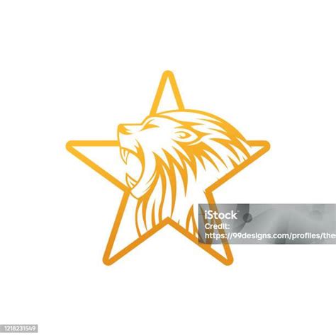 포효 사자 로고 벡터 디자인 일러스트 레이터 럭셔리 포효 사자 머리 로고 디자인 템플릿 추상 사자 문장 로고 벡터 디자인입니다 개념에 대한 스톡 벡터 아트 및 기타 이미지