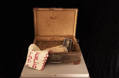 Suitcase On Display At The Amud Aish Memorial Museum St Louis Jewish Light