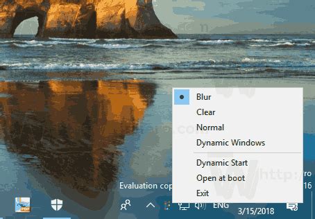 Make Taskbar Totally Transparent With Blur In Windows 10