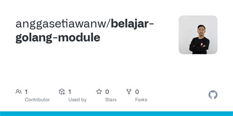 Github Anggasetiawanwbelajar Golang Module