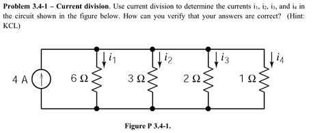 solved problem 3 4 1 current division use current