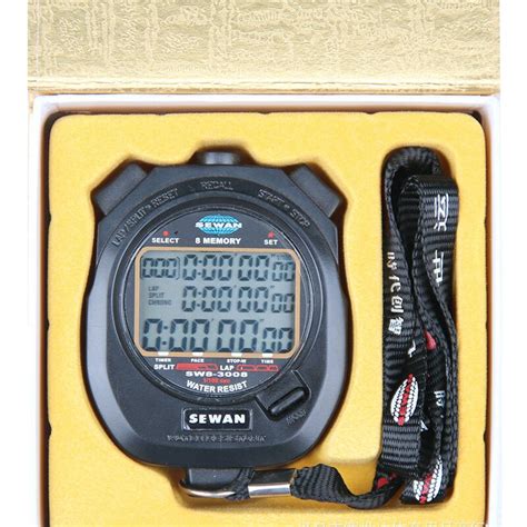 8 Memory Electronic Stop Watch Digital Timer Stopw Vicedeal