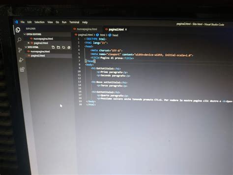 Come Si Scrive Una Pagina HTML Infodit
