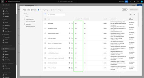 Create And Edit Schemas In The Ui Adobe Experience Platform