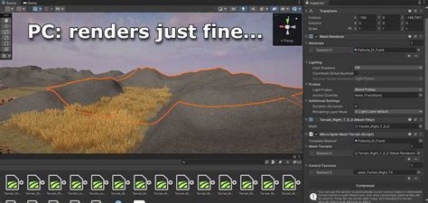microsplat terrain to mesh tool not working as expected questions