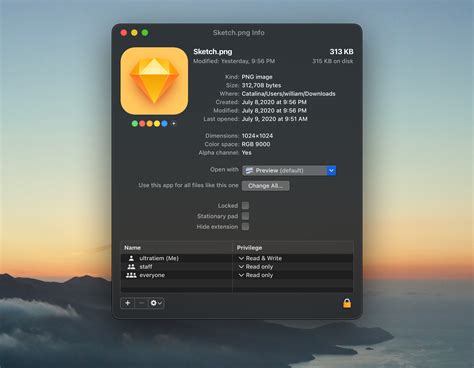 Lets Modernize The File Info Window Macos