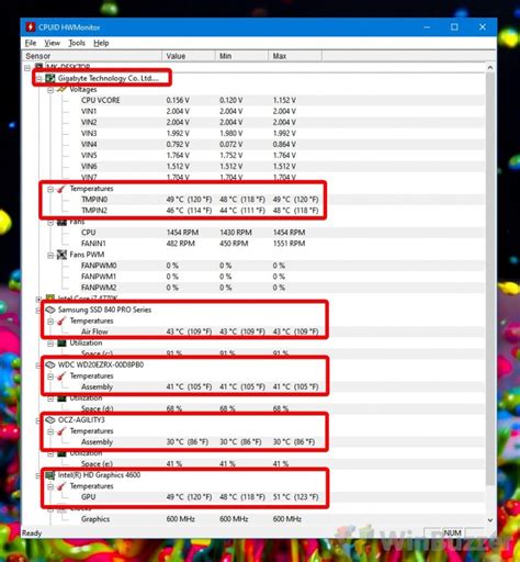 How To Monitor And Check CPU Temperature In Windows WinBuzzer