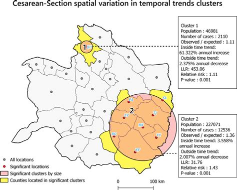 Clusters Of Spatial Variations In Temporal Trends Map Download Scientific Diagram