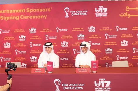 الإعلان عن رعاة بطولة كأس العرب وكأس العالم تحت 17 سنة موقع ملعبكم