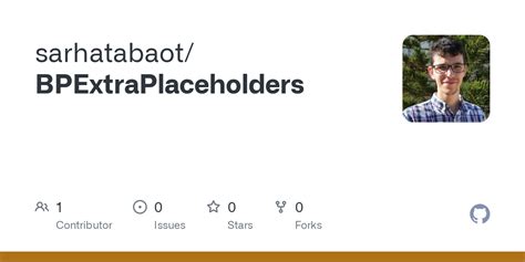 GitHub Sarhatabaot BPExtraPlaceholders