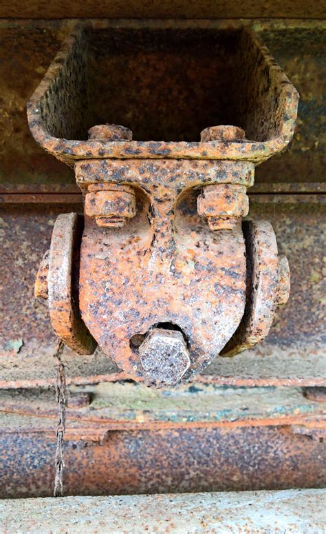 Rusty Bracket Looks Like An Aztec God R Pareidolia