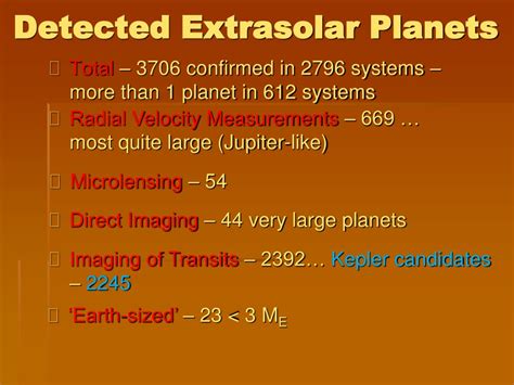 Ppt Detecting Extrasolar Planets Powerpoint Presentation Free Download Id517296