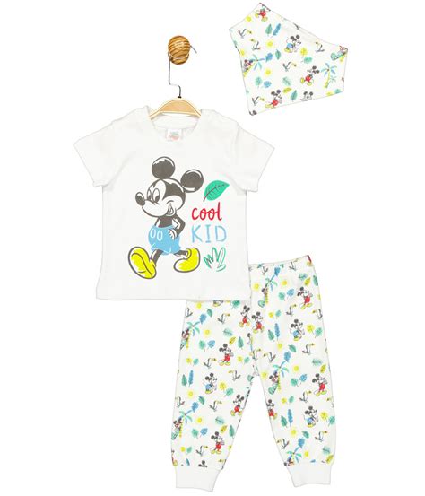 Костюм (футболка, штаны, бандана) «Mickey Mouse 12-18 мес, 80-86 см ...