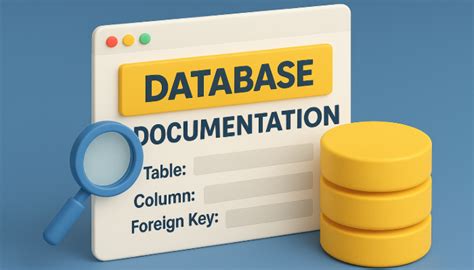 how to generate database documentation html5 pdf markdown dbschema