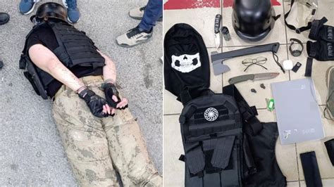 Teen Wearing Neo Nazi Bullet Proof Vest Stabs 5 In Live Streamed Knife