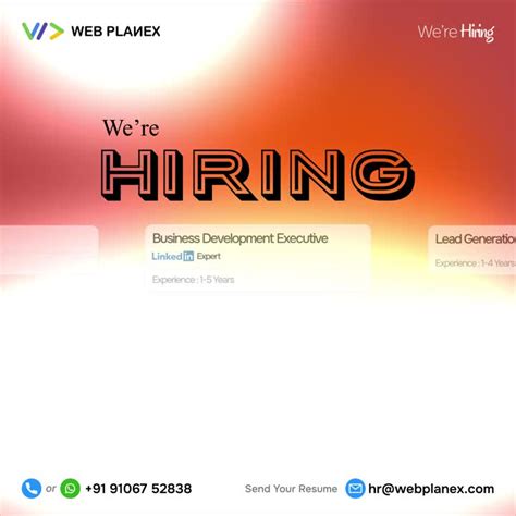 webplanex infotech on linkedin 🚨 🅷🅸🆁🅸🅽🅶 🅰🅻🅴🆁🆃 🚨