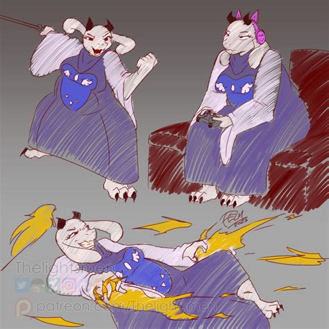 Toriel Sketches 11 By Thelightsmen On Deviantart