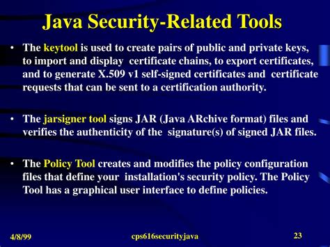 PPT Java Security Model And Signing Code Spring PowerPoint Presentation ID