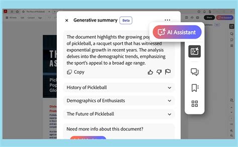 new ai assistant by adobe simplifies pdf navigation offers content