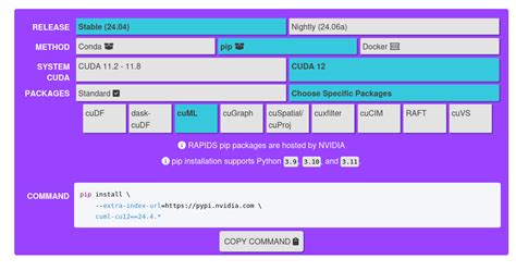CuML RAPIDS Machine Learning Components Failed To Install With Python Manager AaPanel Free