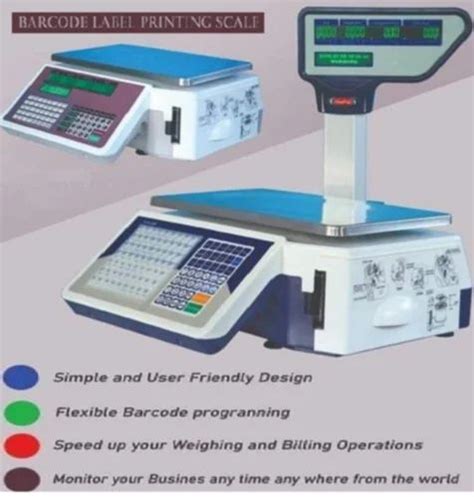 Barcode Label Weighing Scale For Industrial Use 30 Kg At ₹ 32000 In Bengaluru