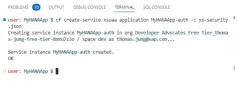 Add User Authentication To Your Application Sap Hana Cloud Sap Tutorials