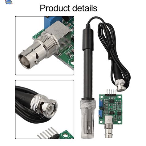 [hund} Sensitivity Ph Sensor Kit For Arduino With Ph Electrode Probe And Ph Module Shopee Malaysia