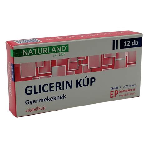 1833 Ft - Naturland Glicerin kúp gyerekeknek 1500mg 12db - Herbaposta ...