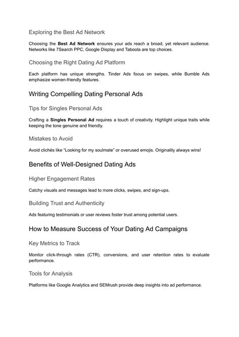 Ppt Dating Ad Examples To Help You Find The True Match Powerpoint