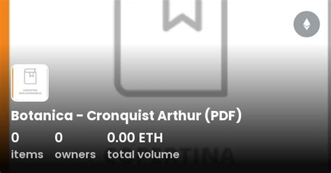 Botanica Cronquist Arthur Pdf Collection Opensea