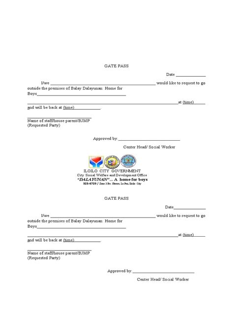 Gate Pass Pdf Career And Growth Self Improvement