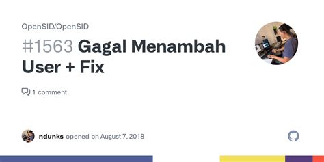 Gagal Menambah User Fix · Issue 1563 · Opensidopensid · Github