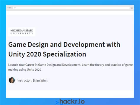 Best Unity Courses In Free Paid Learn Unity Engine