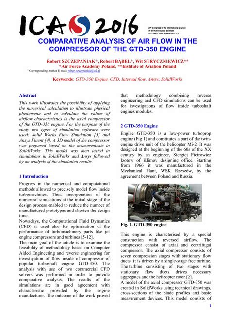 Pdf Comparative Analysis Of Air Flow In The Compressor …€¦ · Ansys Fluent [4] A 3d Model Of