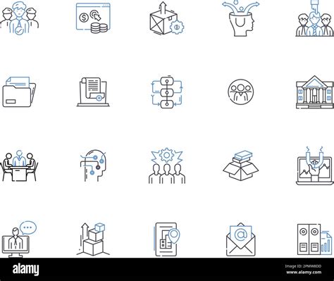 Organization Outline Icons Collection Organize Structure Entity Group Network Order Unit