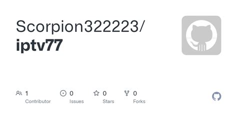 GitHub Scorpion Iptv