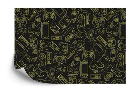 Video Game Controller Seamless Pattern T Art Print Etsy