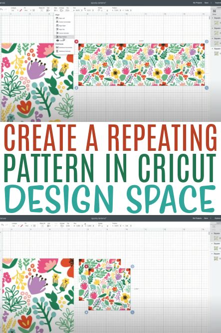 Create A Repeating Pattern In Cricut Design Space Makers Gonna Learn