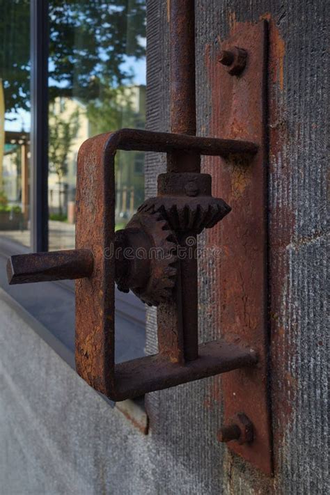 Old Rusty Window Closing Mechanism Stock Photo Image Of Fashioned House 342463208