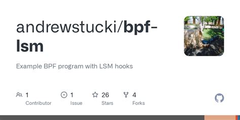 Github Andrewstuckibpf Lsm Example Bpf Program With Lsm Hooks